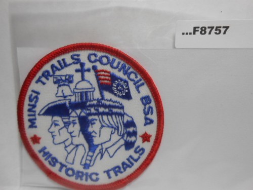 MINSI TRAILS COUNCIL HISTORIC TRAILS PATCH F8757 | eBay