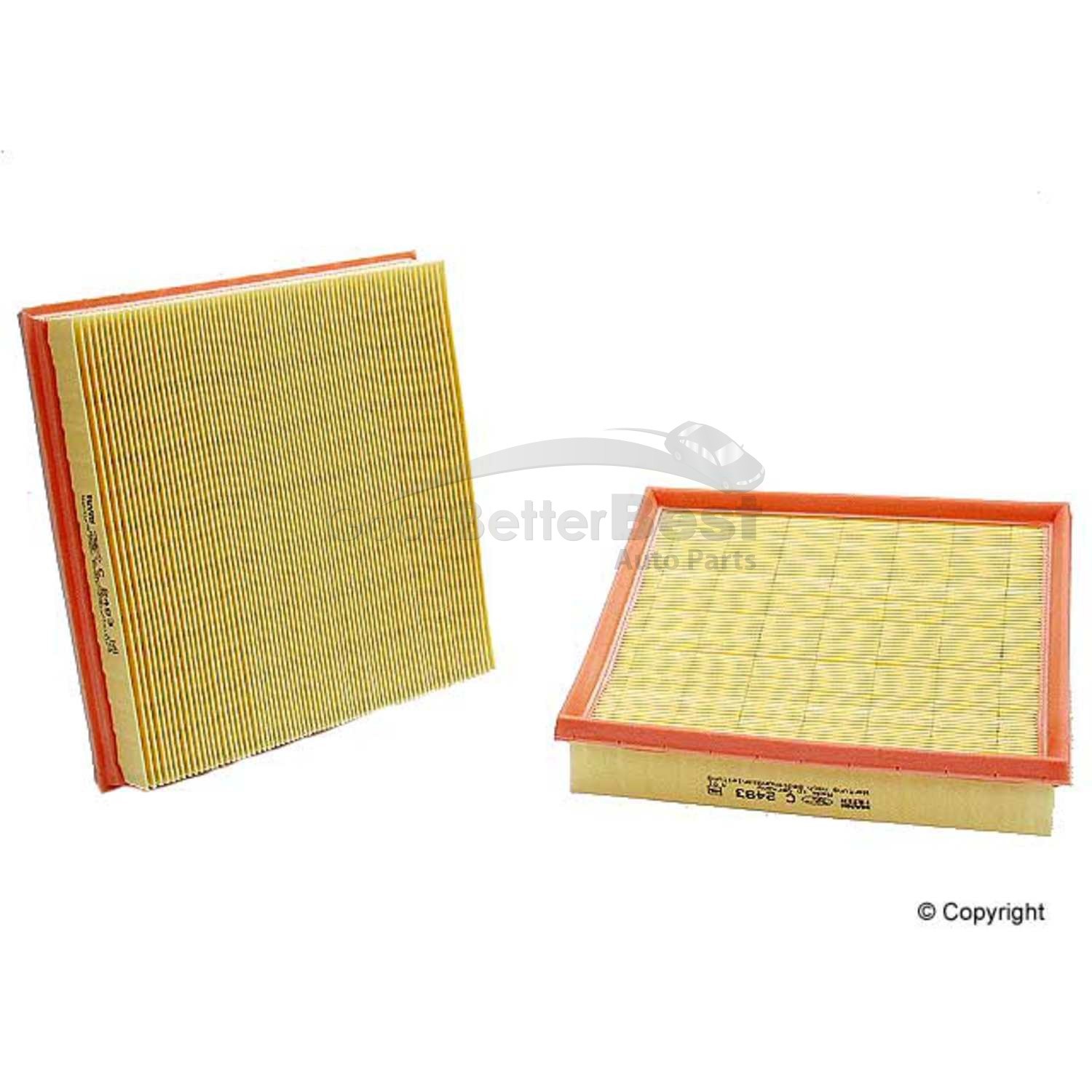 One New Mahle Air Filter LX500 13711247405 for BMW 318i 318is 318ti Z3 ...