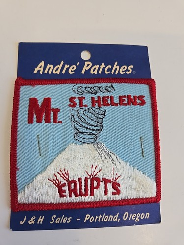Mount Saint Mt. St. Helens Erupts 1980 Volcanic Eruption Embroidered Patch Badge | eBay