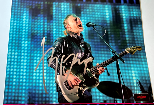 Thom Yorke RADIOHEAD Signed 8x10" Authentic Original Autograph w/COA ...