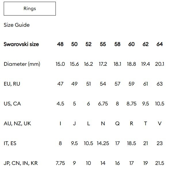 New in Gift Box 100% SWAROVSKI 5572686 Crystals Vittore Cocktail Ring ...