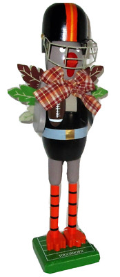 THANKSGIVING FOOTBALL NUTCRACKER 15" TURKEY DRESSED AS A FOOTBALL ...