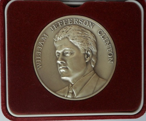 1993 President Bill Clinton Official Inaugural Medal SILVER | eBay