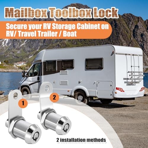 12 Pack Rv Storage Locks 7/8'' Rv Compartment Locks Keyed Alike for ...