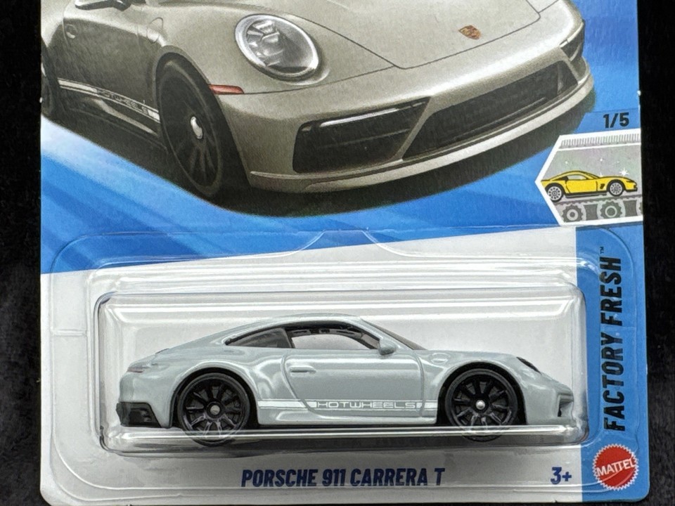 Hot Wheels 2026 HW Factory Fresh 1/5 Gray Porsche 911 Carrera T New For ...
