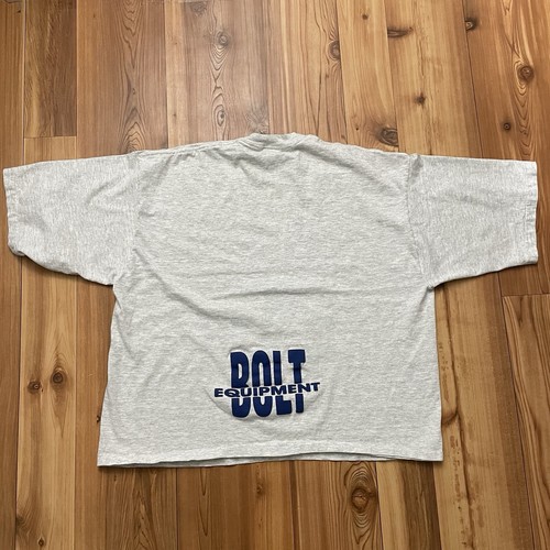 Vintage Lightning Bolt Surfing Weight Lifting 80s semi cropped body ...