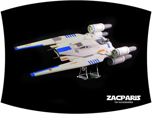Display stand for Hasbro Star Wars U-Wing Rogue One Uwing with display ...