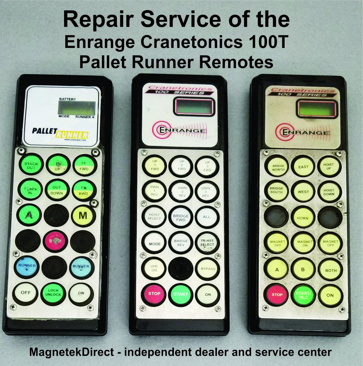 Repair 100T Enrange Cranetronics Radio Remote Control Transmitter ...