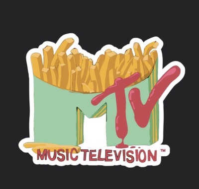 MTV Vinyl Sticker/Decal - Music Television - 80's - 90's - Videos ...