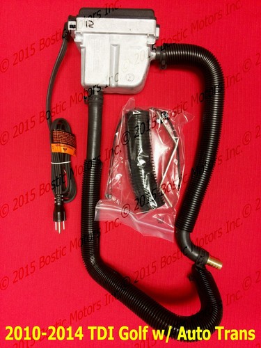 VW 2.0 L TDI Golf Engine Block Heater 2010-2014 (auto trans) HTR15 ...
