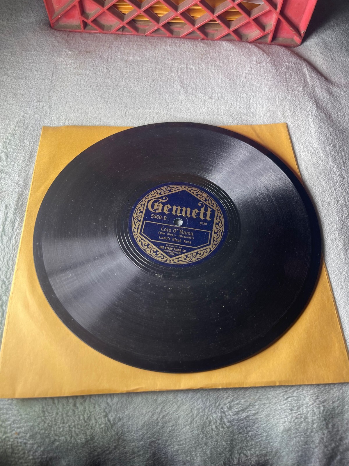 GENNETT Record 78 rpm 5366 LOTS O MAMA / NINE OCLOCK SAL | eBay