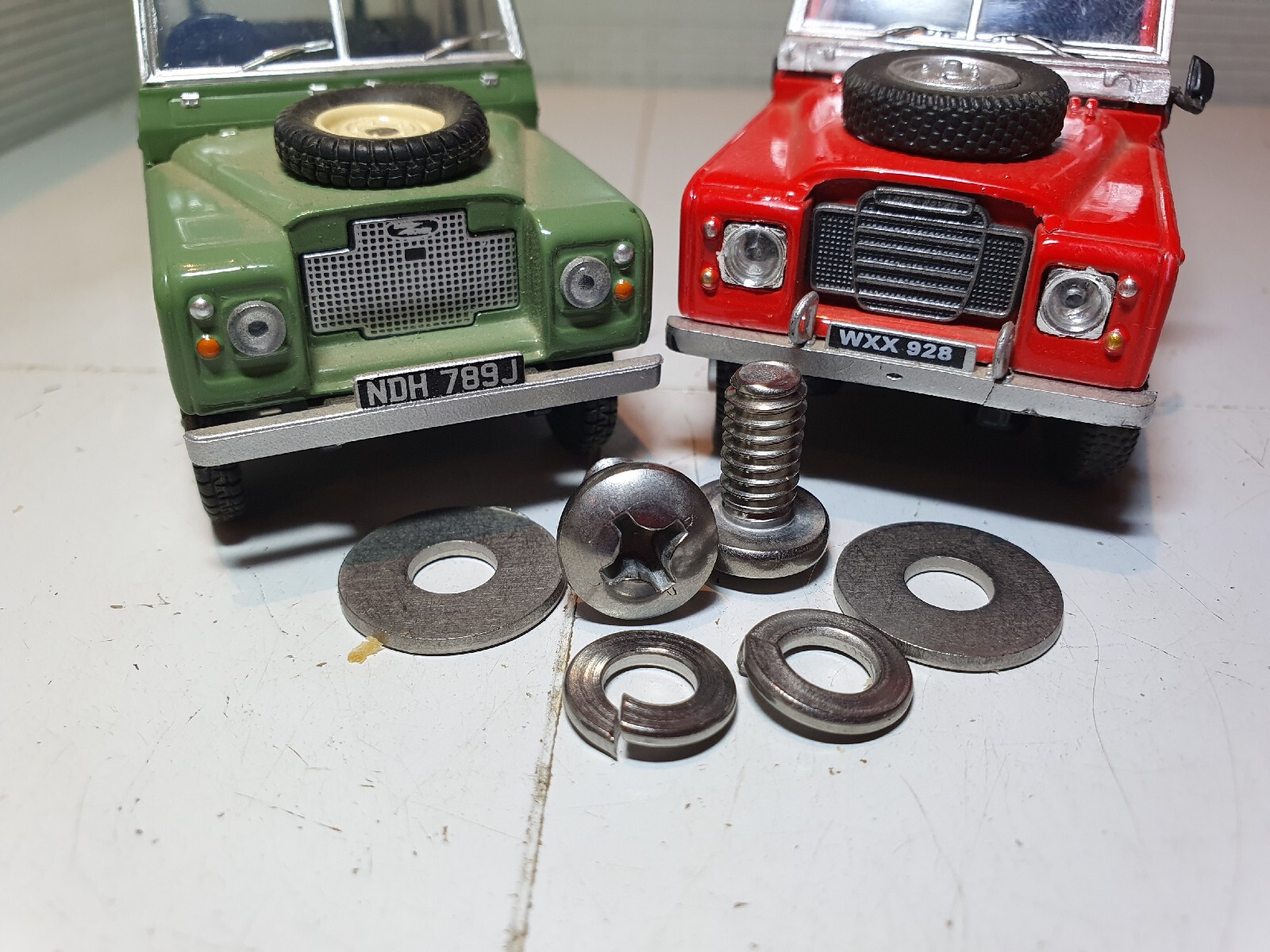 Land Rover Front Apron Fixing Stainless Screw Washer Bolt Series 2 2a 3 ...