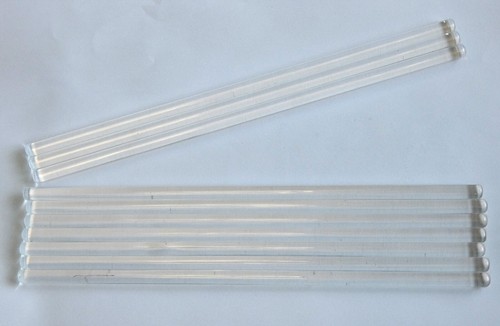 10x Pack 10 Glass Rod 8" Mixer Mixing Stir Bar 6mm Lab Stirring Mix ...