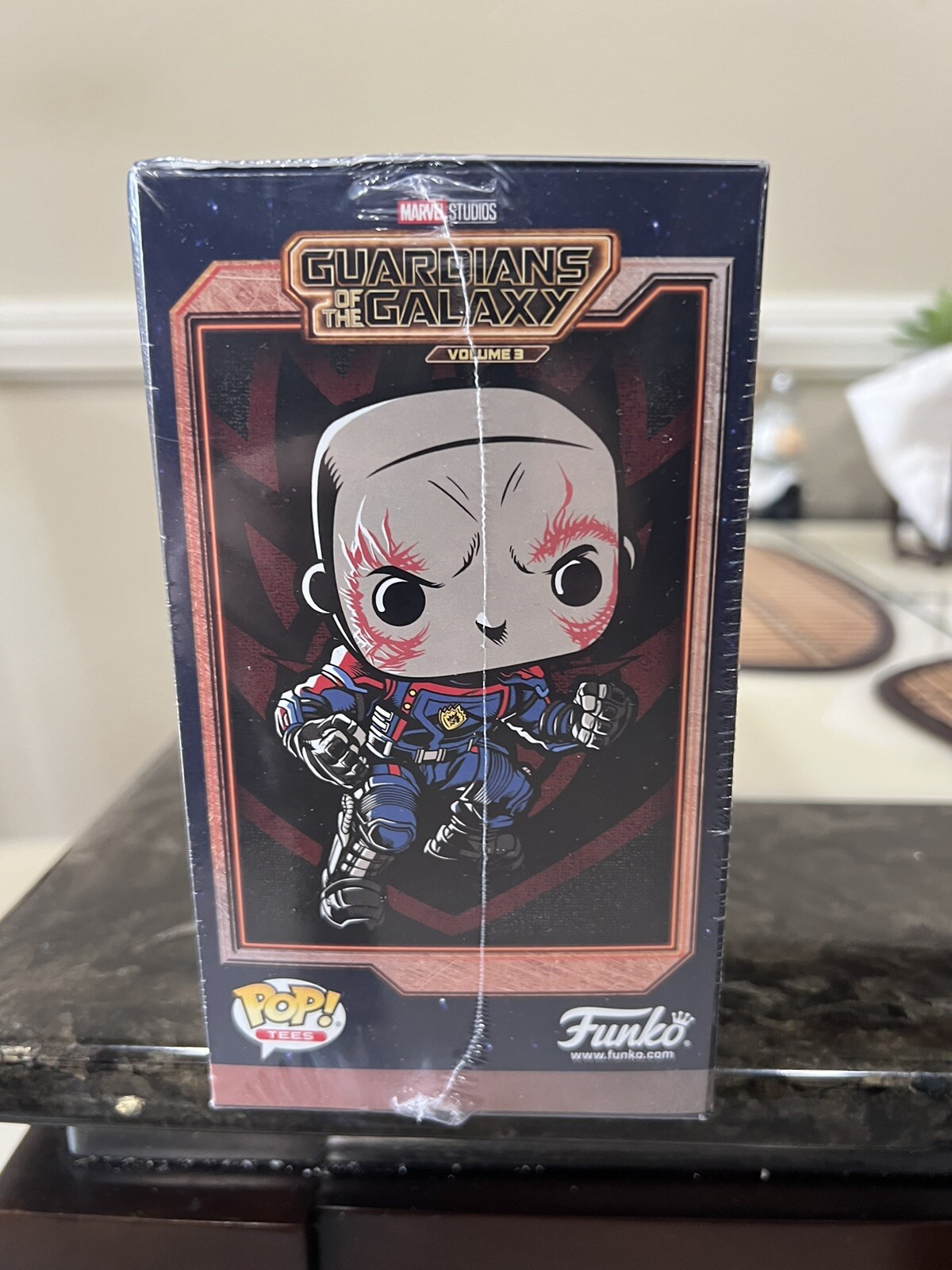 Funko Pop Tees (Black Light) DRAX #1243 GOTG Volume 3 Target - MEDIUM ...