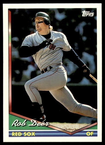 1994 Topps #531 Rob Deer Boston Red Sox | eBay