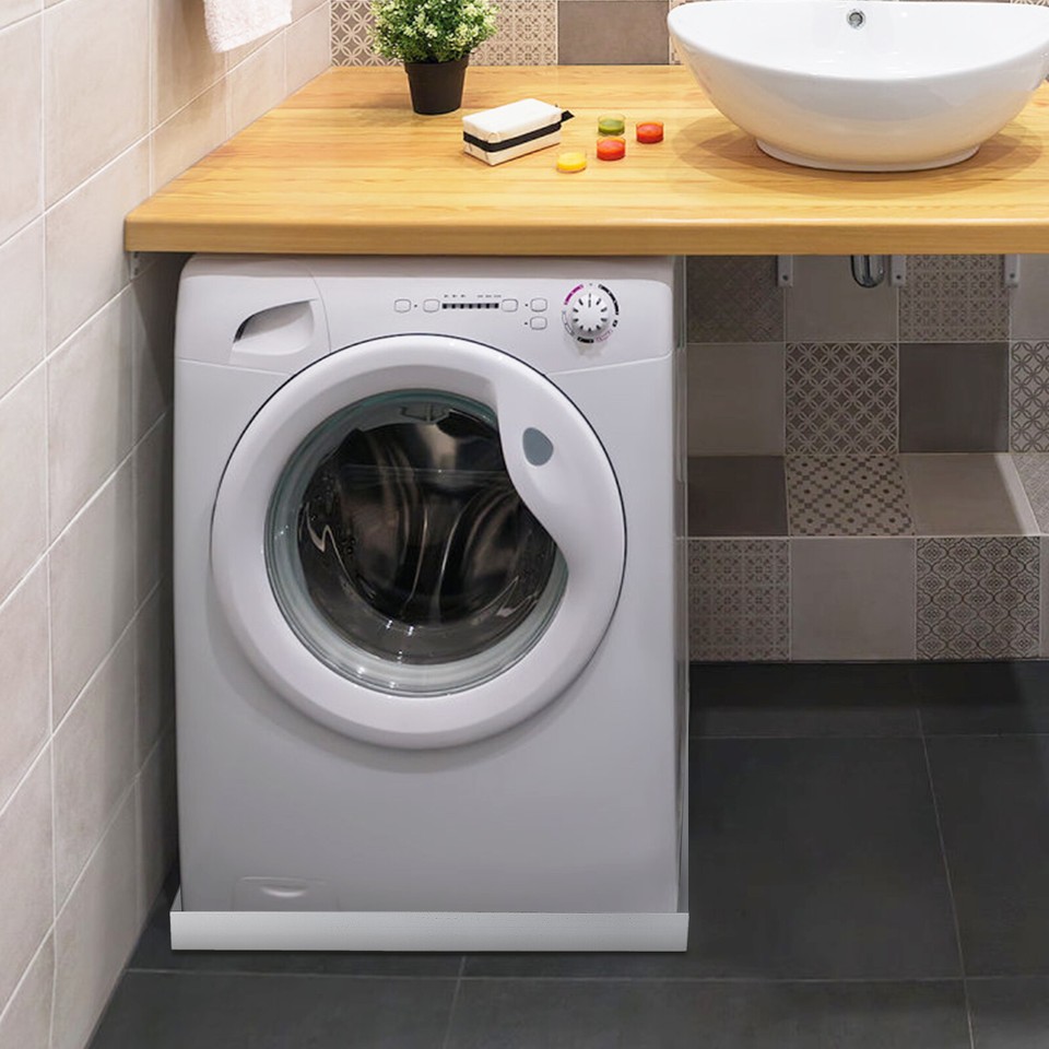 VEVOR 27x25 in Washing Machine Pan Under Washer Tray Drip Drain ...