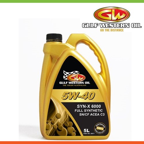 GULF WESTERN SYN-X 6000 Ultra-high Performance Engine Oil SAE 5W40 5 ...