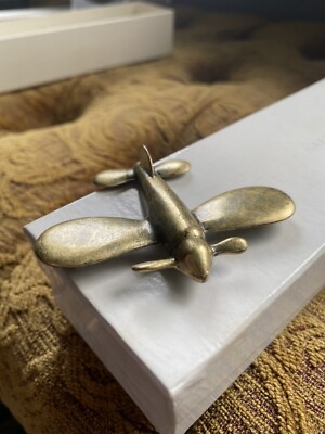 Brass Airplane Brooch, Pin | eBay