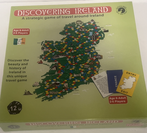 Discovering Ireland Game Gosling Gifts Geography Travel Strategy Board ...