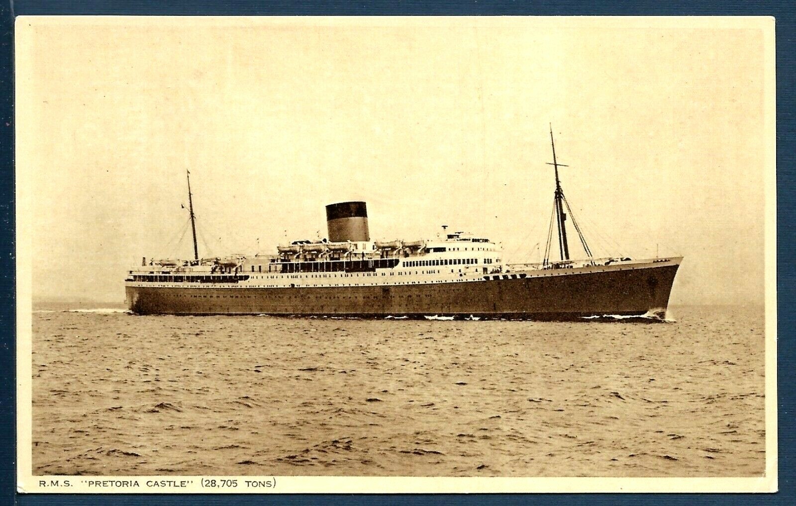 RMS PRETORIA CASTLE Union Castle Line Ocean Liner | eBay