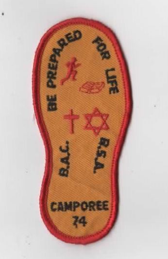 1974 BAC BSA Camporee Be Prepared For Life RED Bdr. [YA223] | eBay