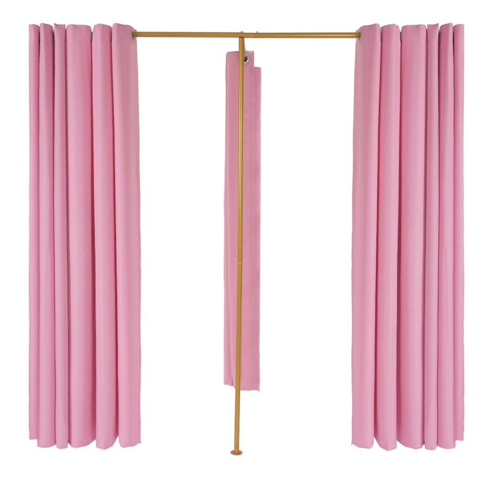 Double Fitting Room Dressing Room Light Pink Clothing Store Corner ...