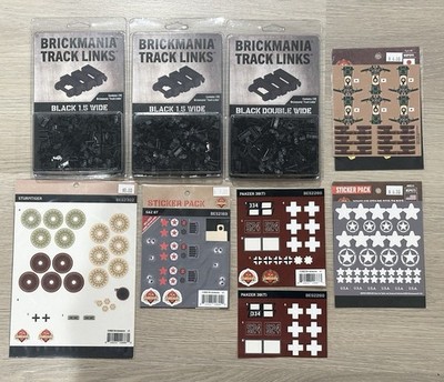 Brickmania Ww2 / Cold War/ Modern / Track Links Lot + Stickers | eBay