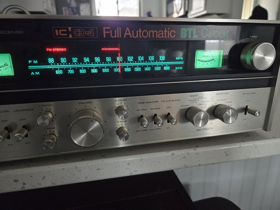 Vintage Technics Stereo Receiver Model SA-7300X IC-CD-4 | eBay