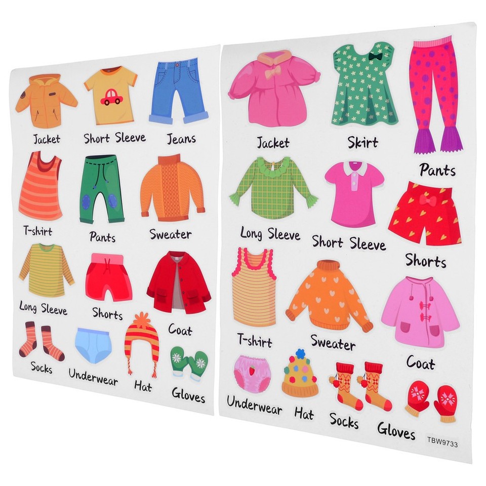 Wardrobe Stickers Clothes Storage Closet Labels Sort Organization | eBay UK