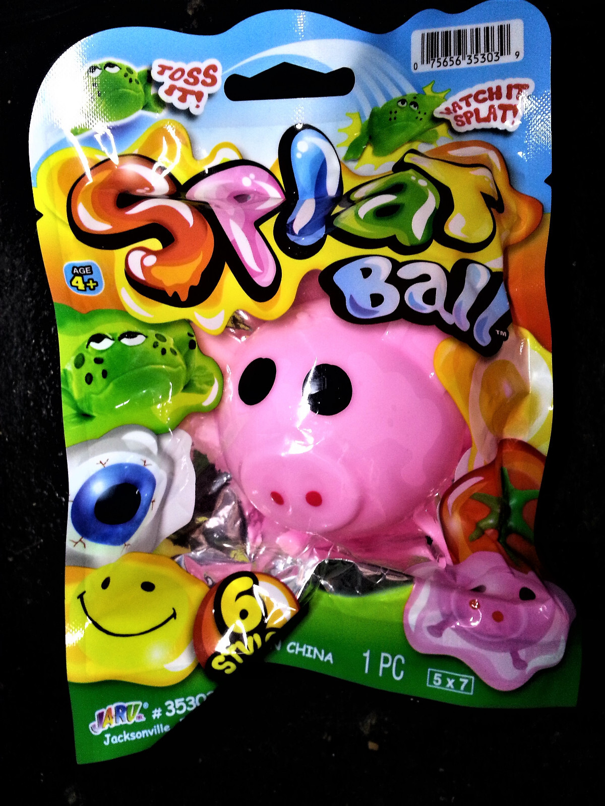 Pig Boy Pink Squishy Silicone Splat Ball Party Gag Fidget Toy Stress ...