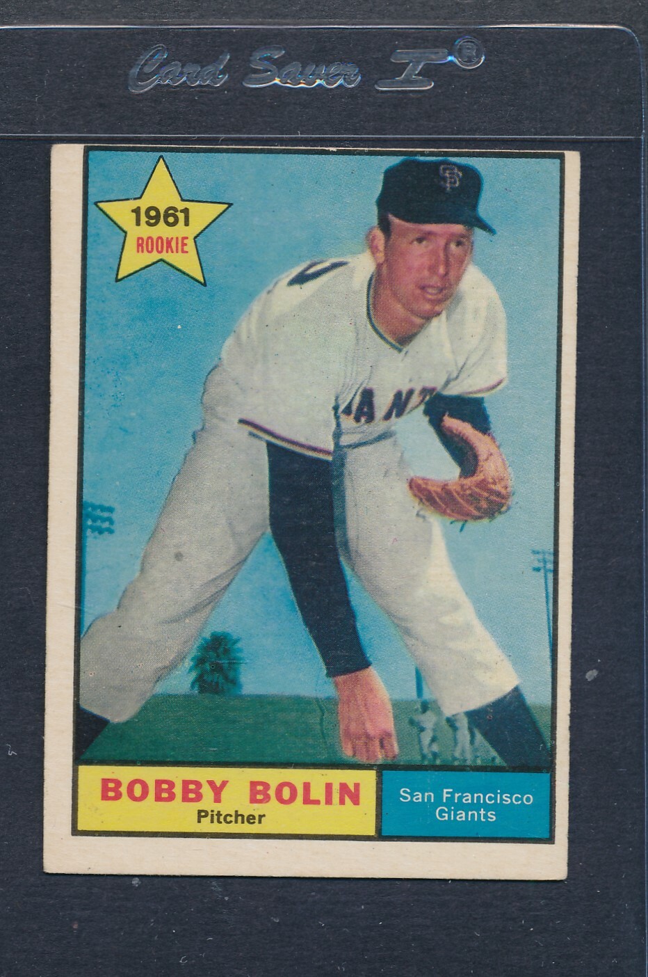 1961 Topps #449 Bobby Bolin Giants EX *8015 | eBay