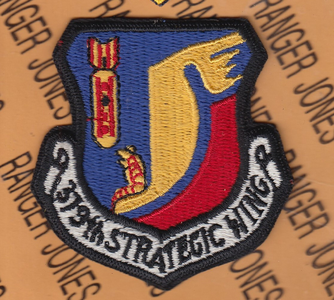 USAF Air Force 379th Strategic Wing SW ~3" shield patch c/e | eBay