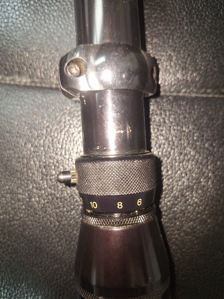 REDFIELD 6-18X 40 MM RIFLE SCOPE WITH TWIST RINGS ADJ. OBJECTIVE FINE ...