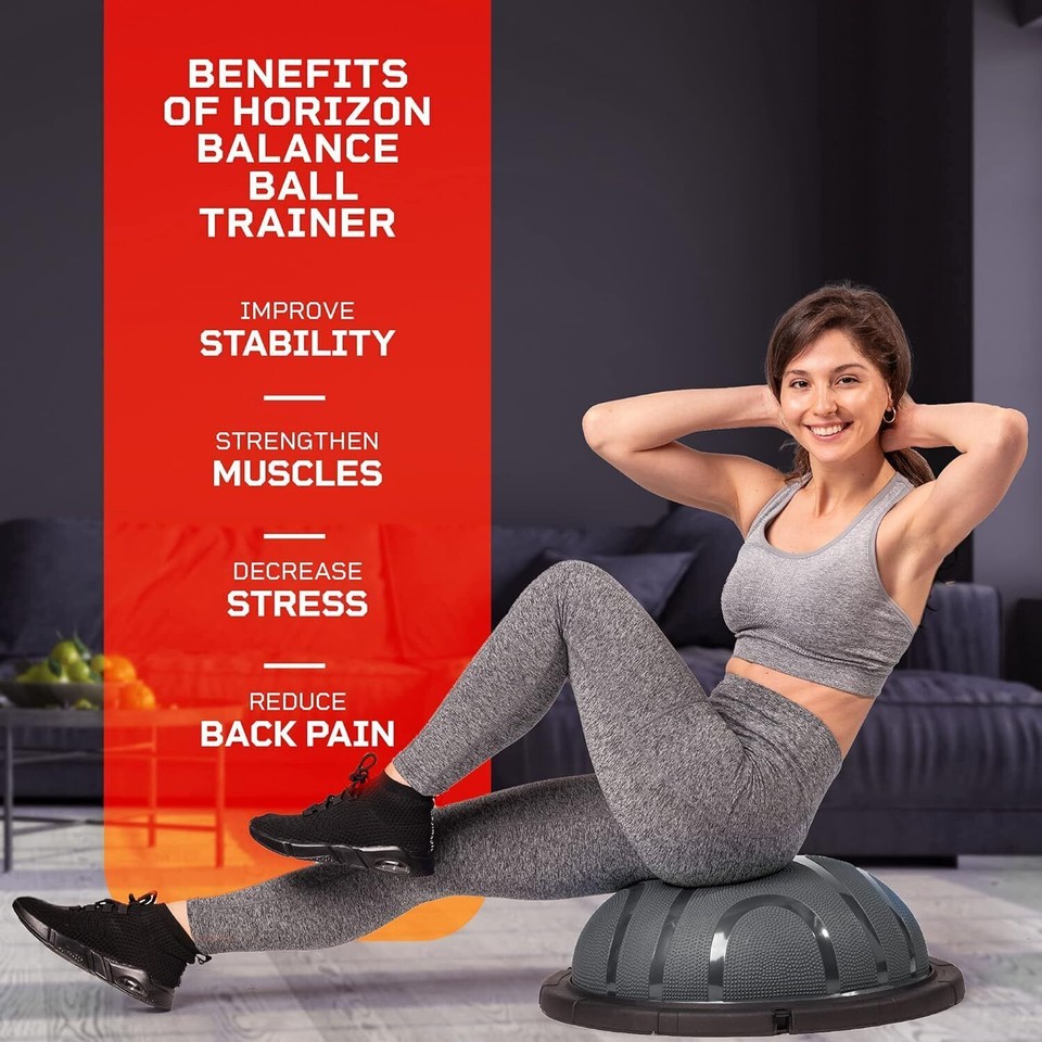 LifePro Half Exercise Ball Trainer - Balance Ball for Exercise ...