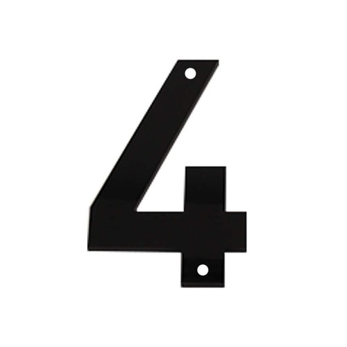House Number Sign 6 Inch 15 Cm Large Modern Acrylic Plastic Door ...