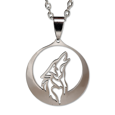 Howling Wolf Pendant
