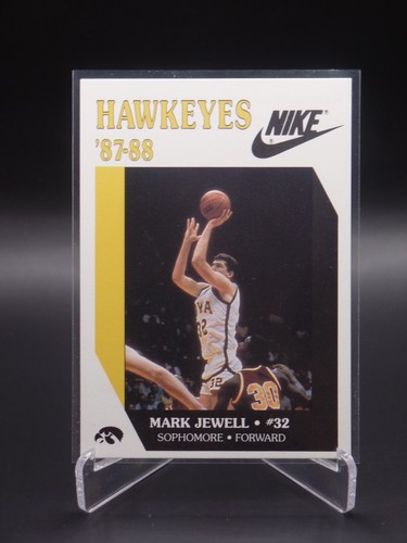 1987-88 Nike Universtiy of Iowa Hawkeyes Mark Jewel | eBay