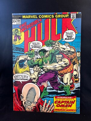The Incredible Hulk 164 Vintage Comic Book | eBay