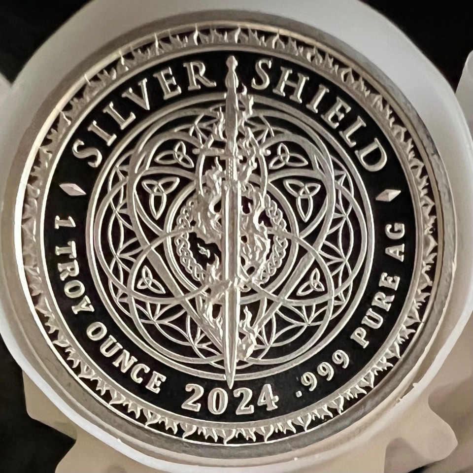 2024 1 oz .999 Silver Shield Rising Virtues 2024 GSM in CAPSULE | eBay