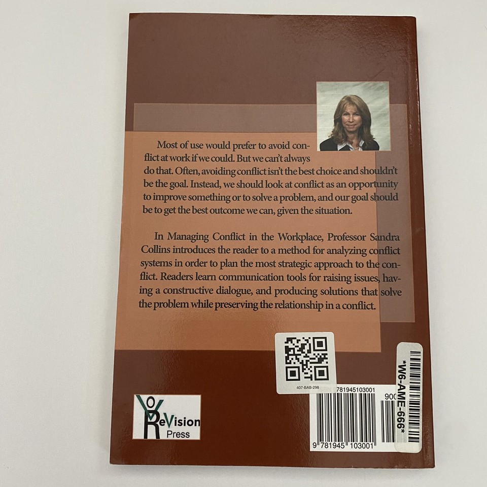 Managing Conflict in the Workplace by Sandra Collins (2016, Trade ...