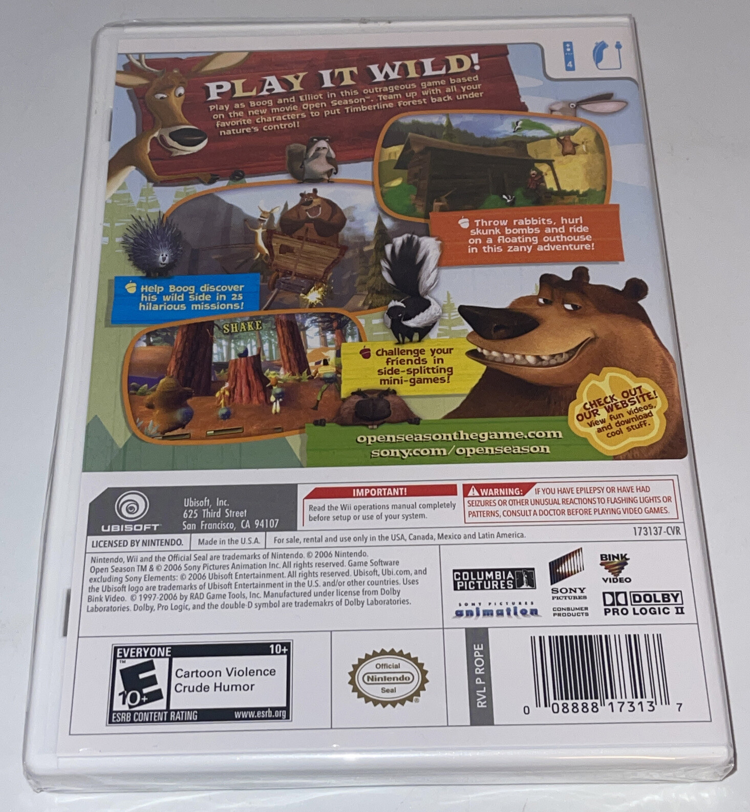 Open Season (Nintendo Wii, 2006) for sale online | eBay