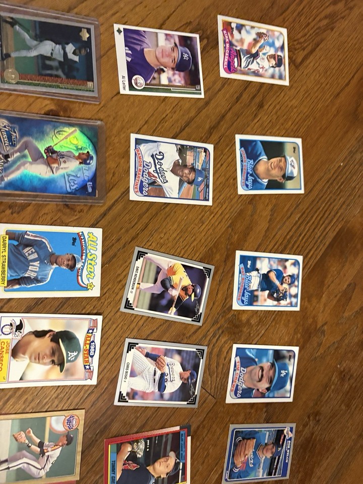 Antique Baseball Card Collection Ken Griffey Jr Darryl Strawberry Mike ...