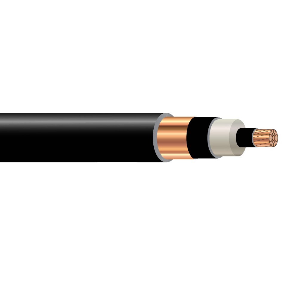 750 MCM Copper Tape Shielded MV-105 EPR/PVC Medium Voltage Power Cable ...