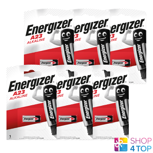 6 ENERGIZER ALKALINE A23 BATTERIEN 12V GP23 AK23A L1028 LR2 EXP 2021 ...