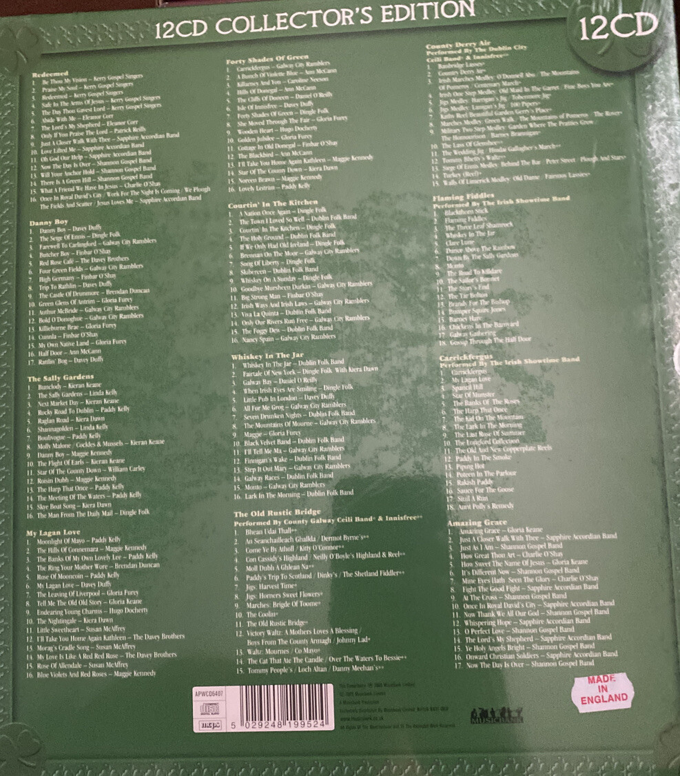 THE MAGIC OF IRELAND OVER 150 CELTIC GREATS~~~~12CDS SET ~NEW SEALED ...