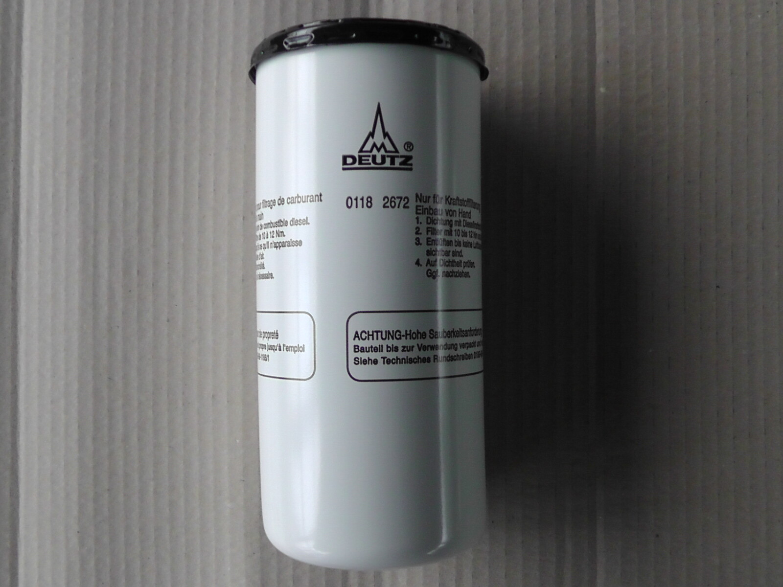 0118 2672 Kraftstoffwechselfilter Kraftstofffilter Dieselfilter Deutz ...