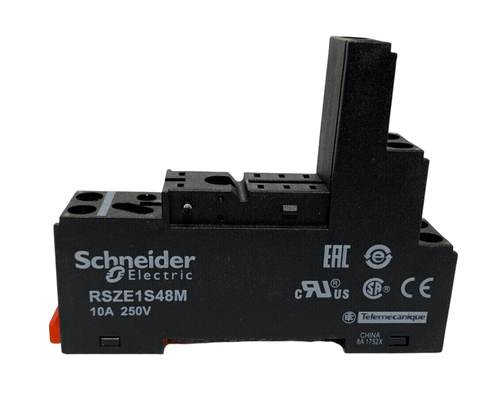 Schneider Electric RSZE1S48M Relay Socket Base 10a 250v for sale online ...