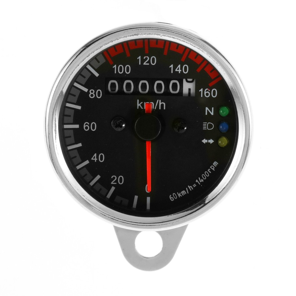 Fit Honda Cafe Racer Motorcycle LED Odometer Speedometer Tachometer ...