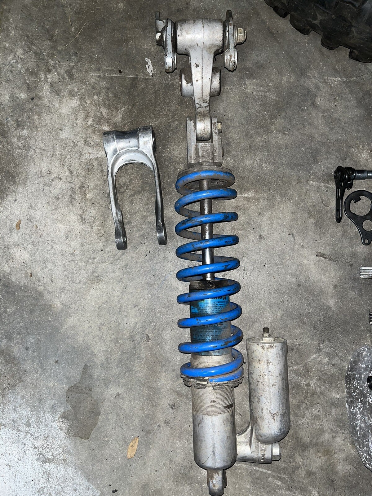 1997 Honda Cr125 Rear Shock Absorber Back Suspension Spring OEM 97 CR ...