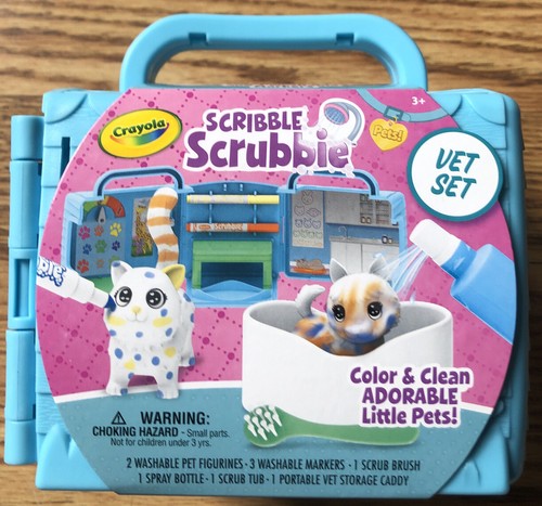 Crayola Scribble Scrubbie Pets, Vet Toy Playset with Toy Pets, Gift for ...